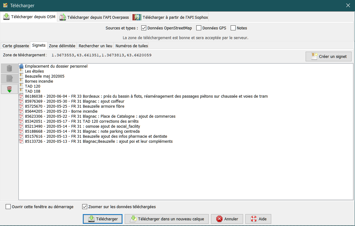 Fr:Help/Action/Download – JOSM