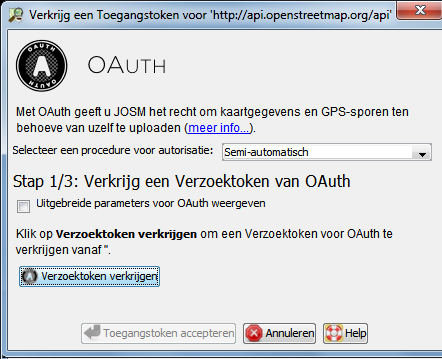 Nl:Help/Dialog/OAuthAuthorisationWizard – JOSM